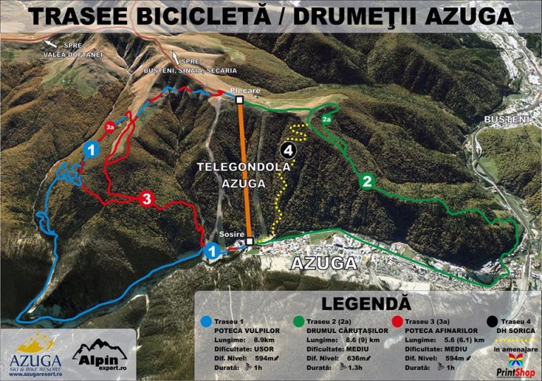 Trasee turistice din Azuga – Cazare România